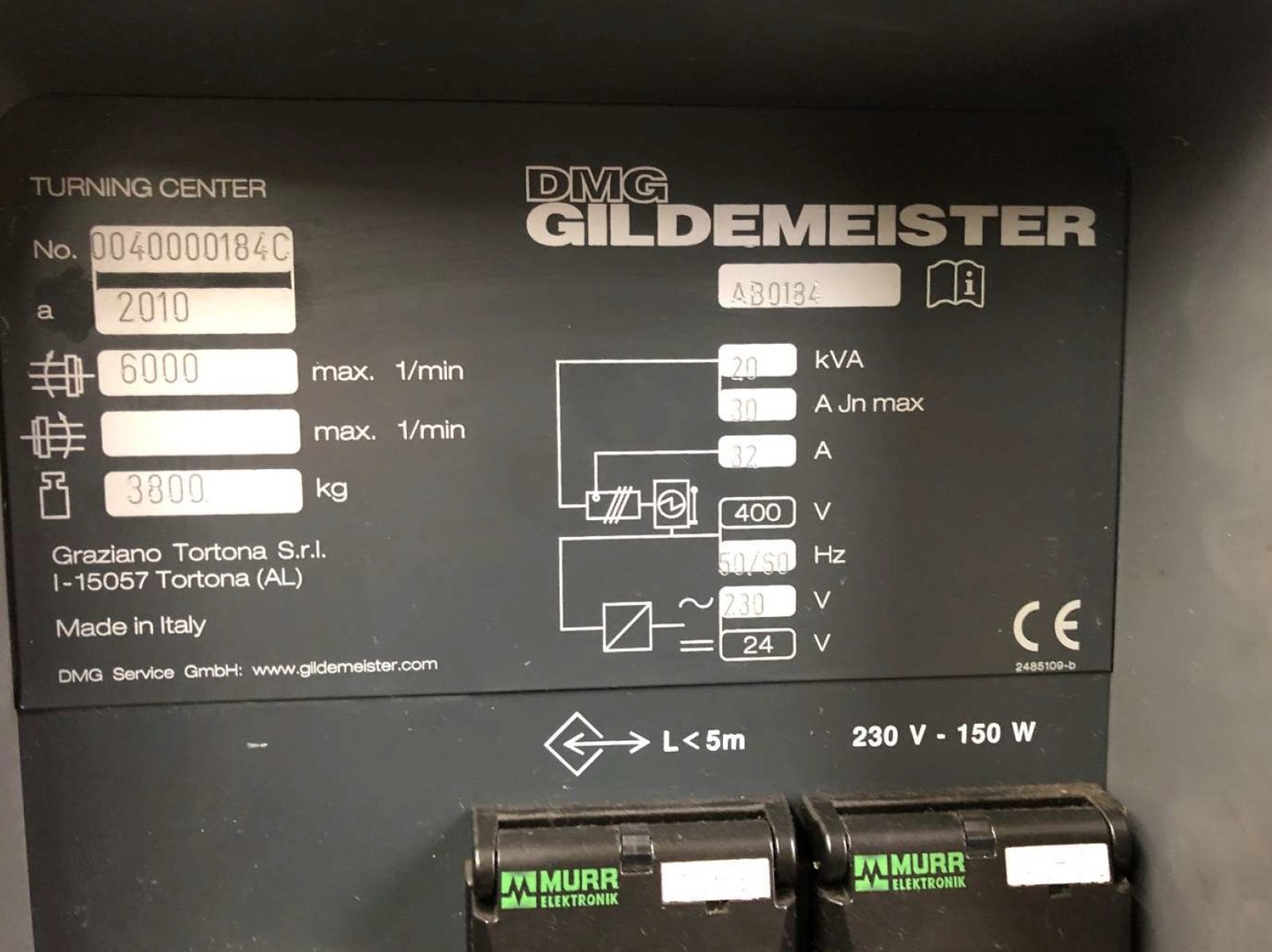 Gebrauchte DMG MORI CTX alpha 300 CNC Drehmaschinehg