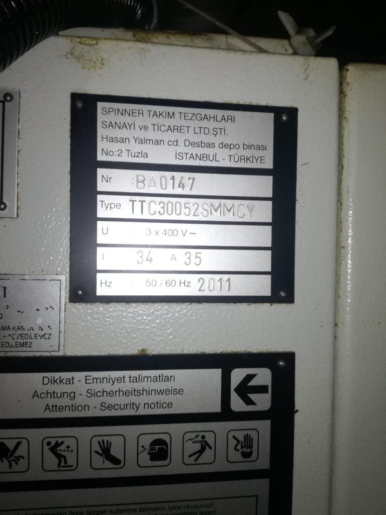 Gebrauchte SPINNER TTC 300-52-SMMCY Fanuc C+Y Achs