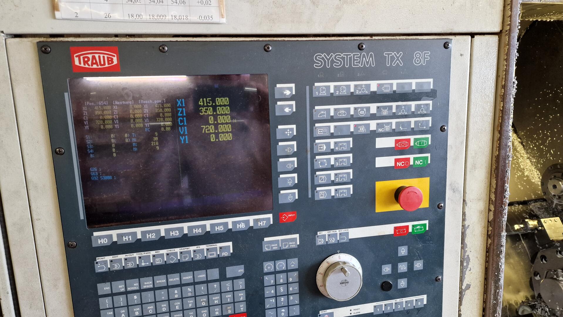 Gebrauchte TRAUB TNC 65 DGY mit 3m TOP Lader günstig kaufen