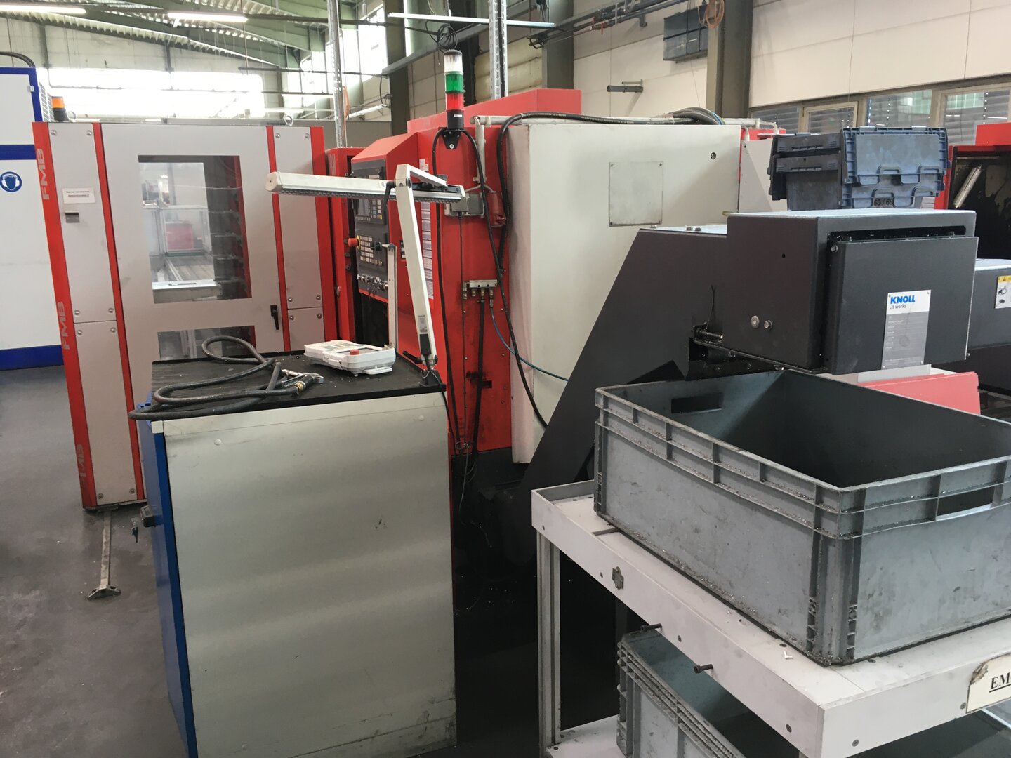 Best used EMCO turn E65 CNC Lathe with FMB UniRobot for sale