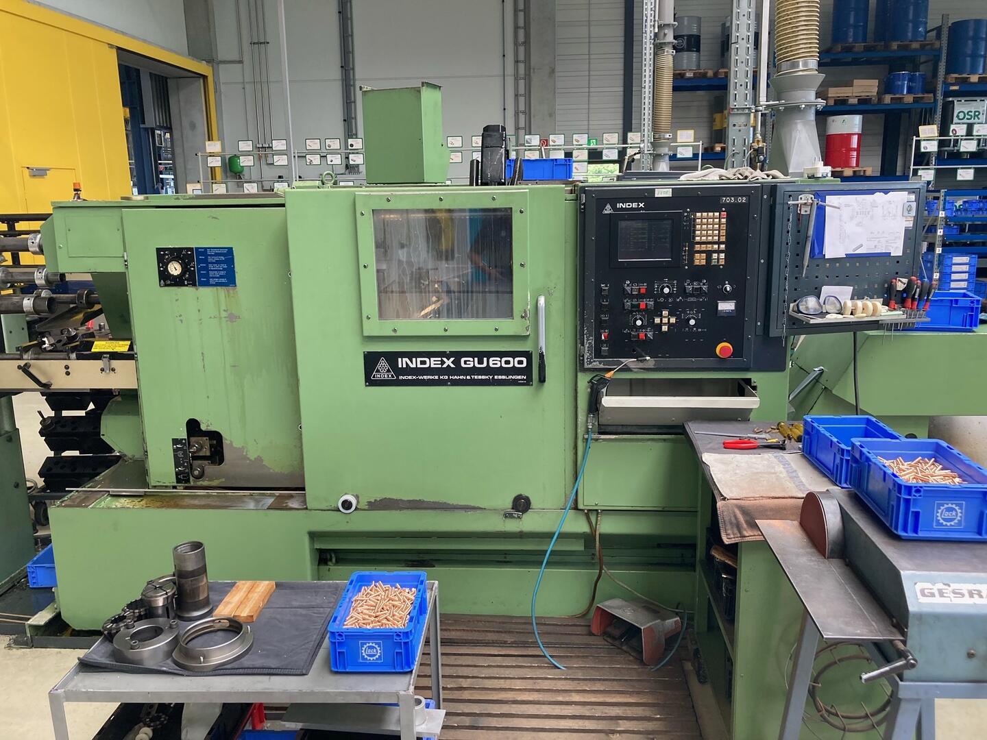 Terbaik digunakan INDEX GU600 CNC Lathe untuk Dijual murah