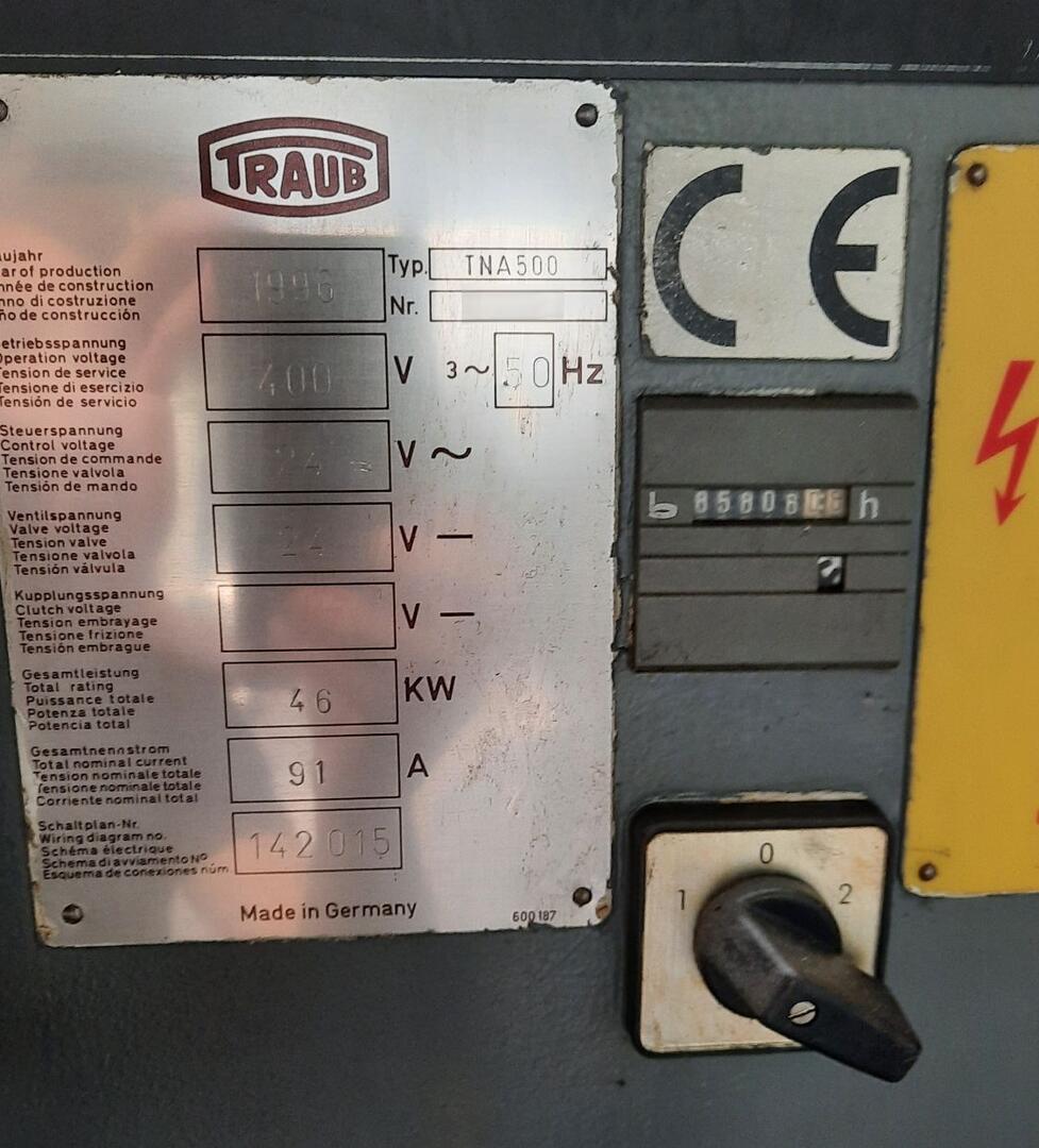 Best Used TRAUB TNA 500 CNC Lathe for Sale