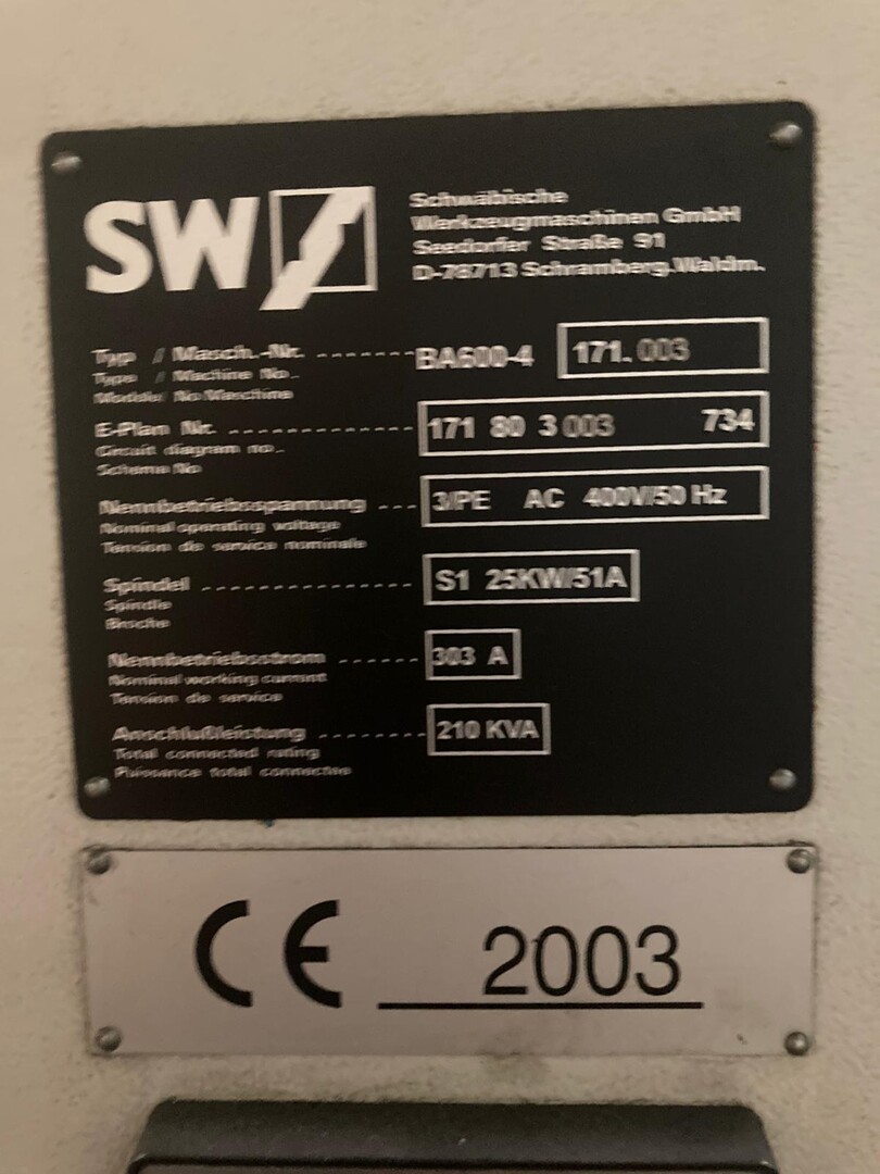 सबसे अच्छा इस्तेमाल किया जाने वाला SW BA 600-4 5x एक्सिस मल्टी-स्पिंडल ...