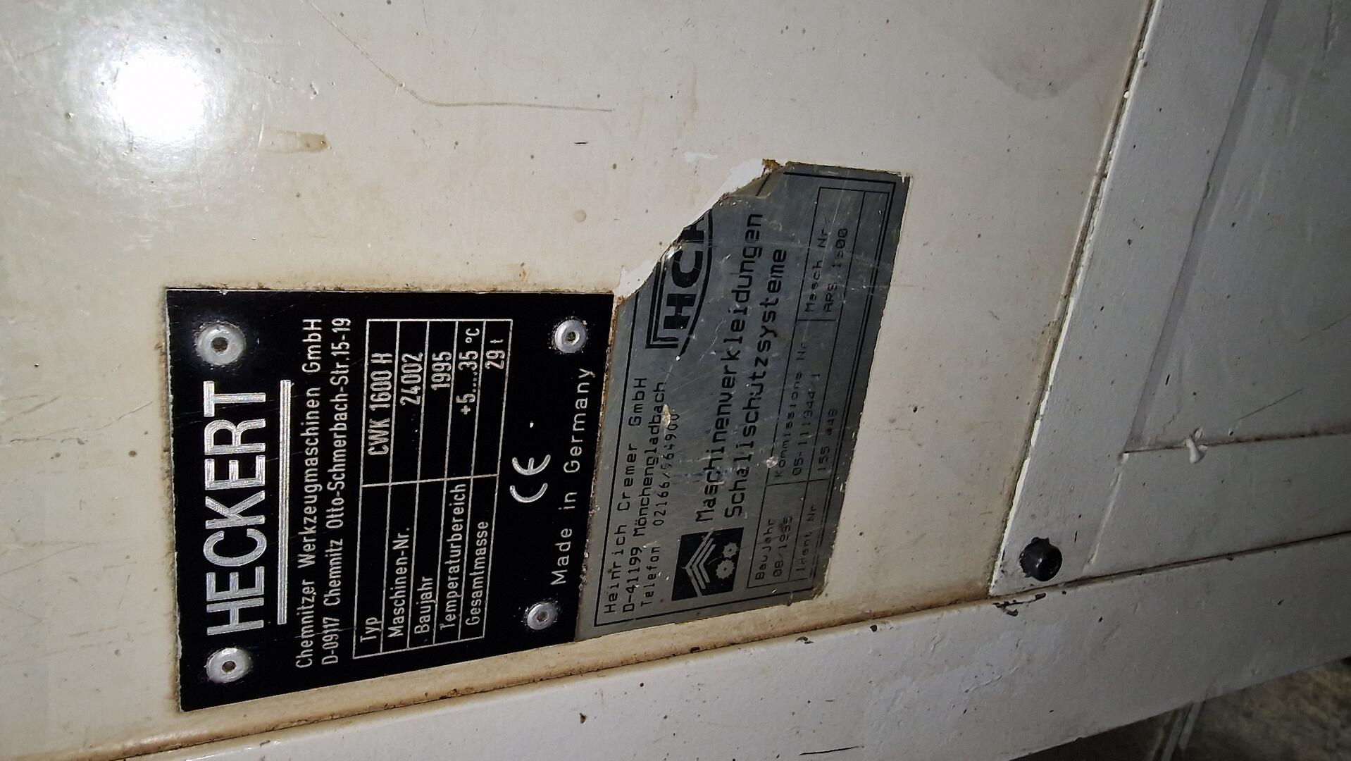 Best Starrag Heckert CWK 1600H Horz. Machine Center for Sale