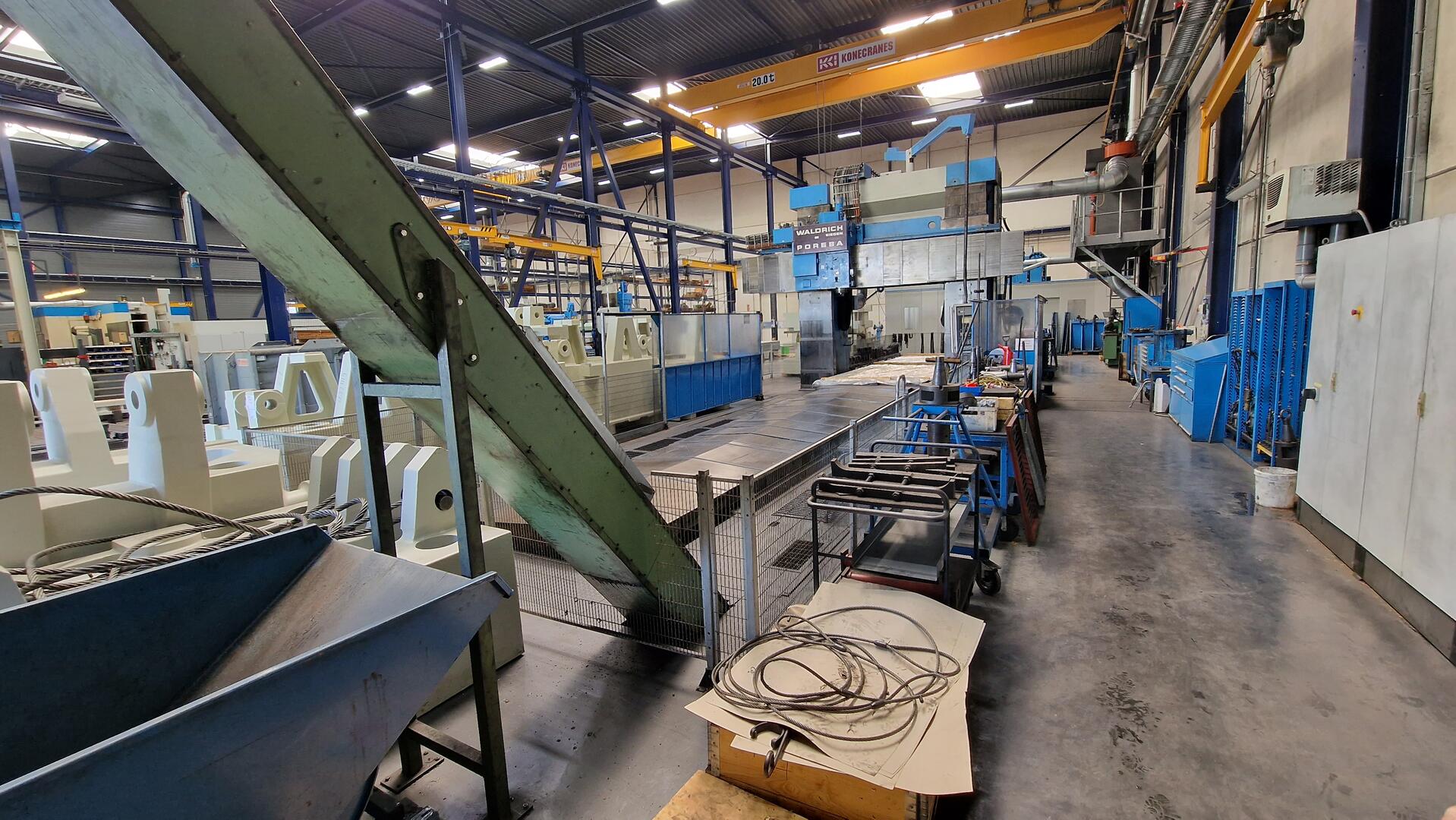 WALDRICH Poreba PFS75 Portal Milling Machine 8.4m Siemens 840