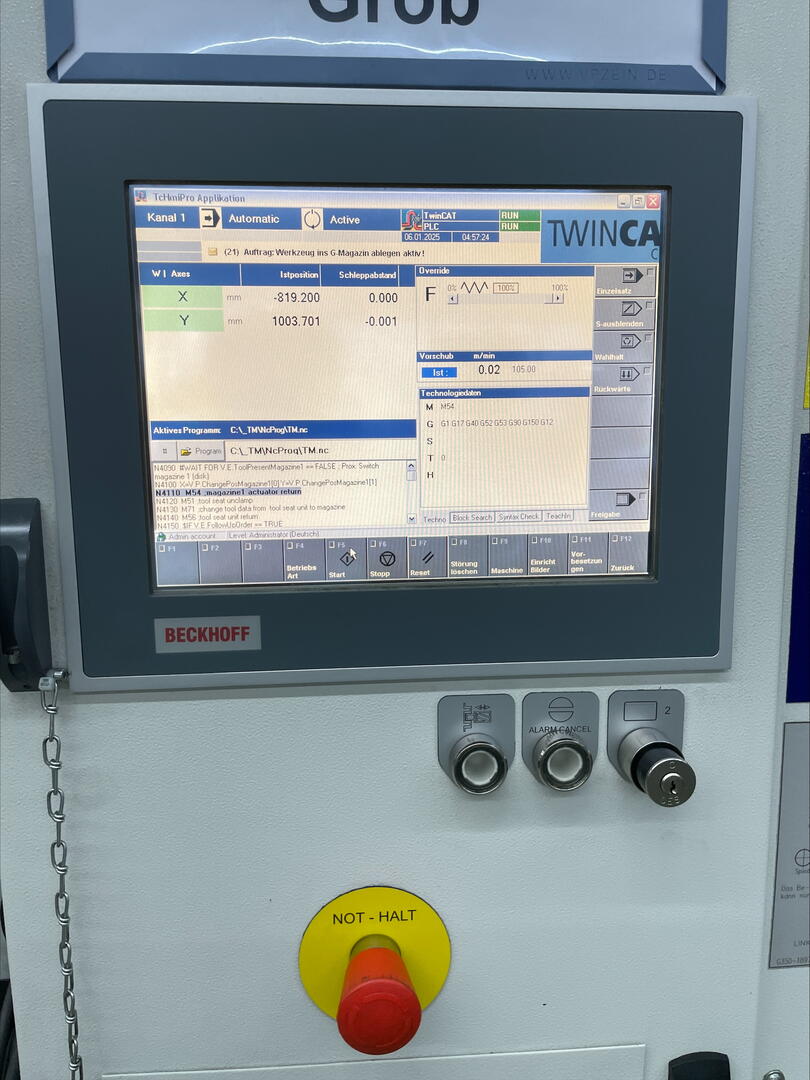 Used Grob G350 universal machining center