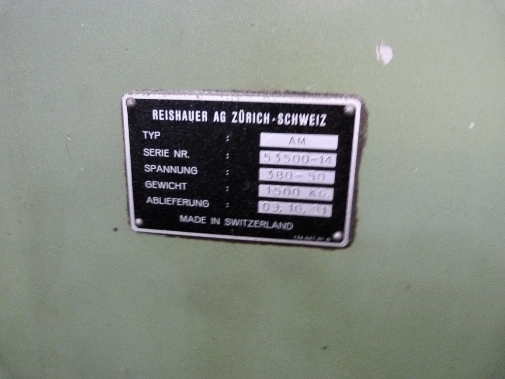 Beste gebrauchte REISHAUER - RZ 701 CNC Zahnflankenschleifmaschine kaufen