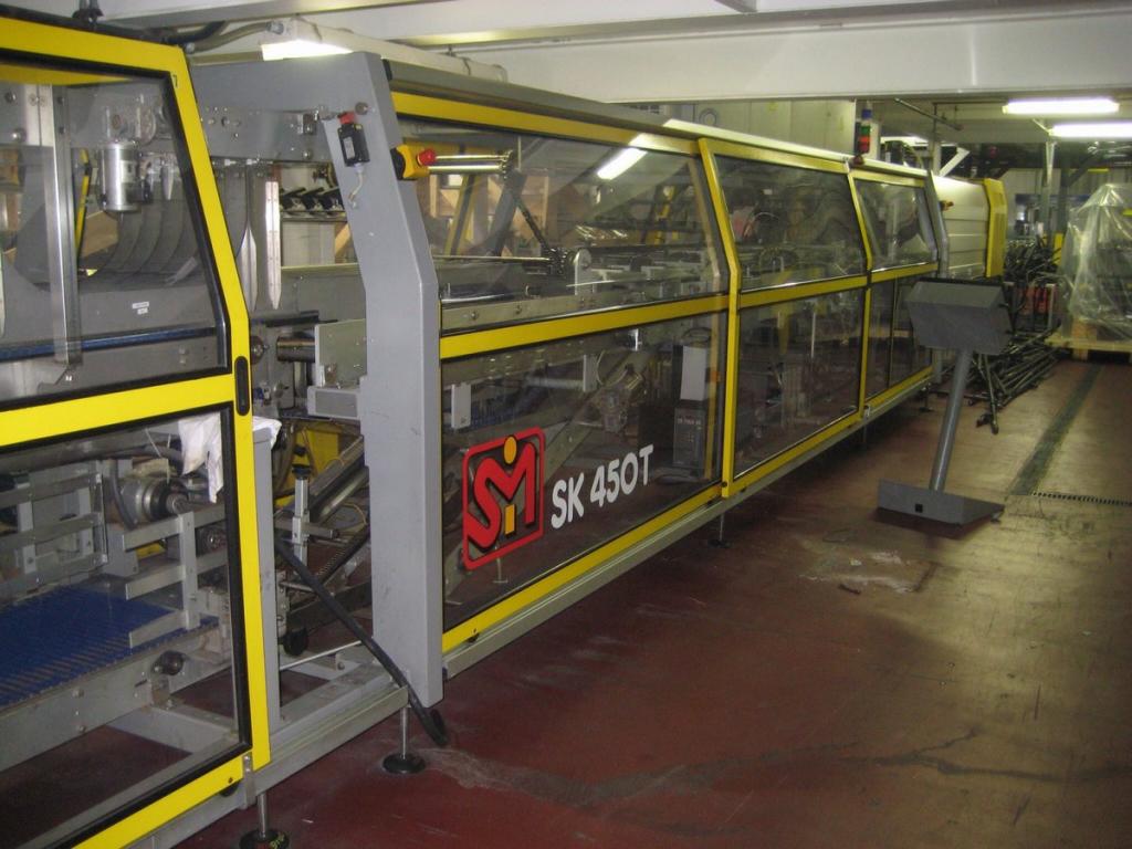 Gebrauchte SMI SK450T Automatische Tray/Schrumpf Packer