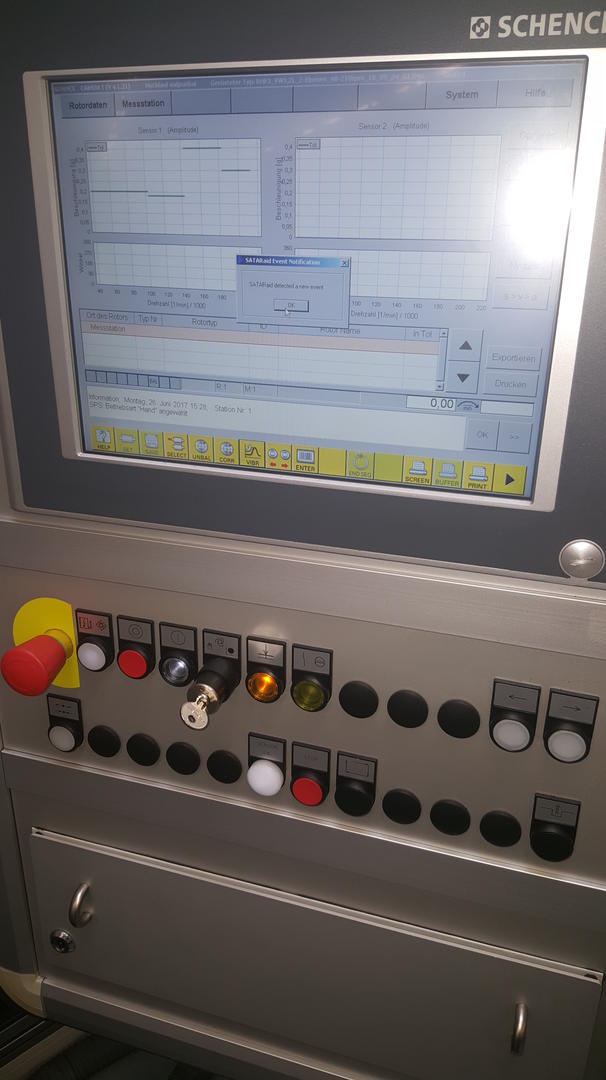 Gebrauchte SCHENK 210 MBRS Auswuchtmaschine kaufen