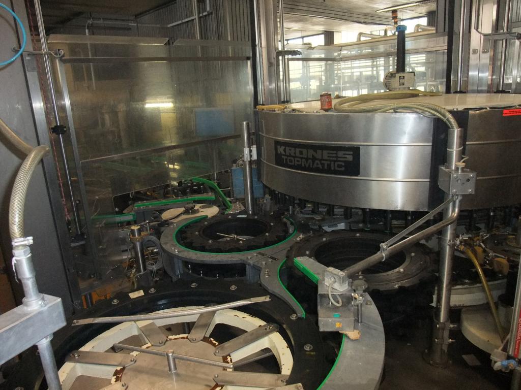 Complete KRONES RBG bottling Line Beer, 60.000L
