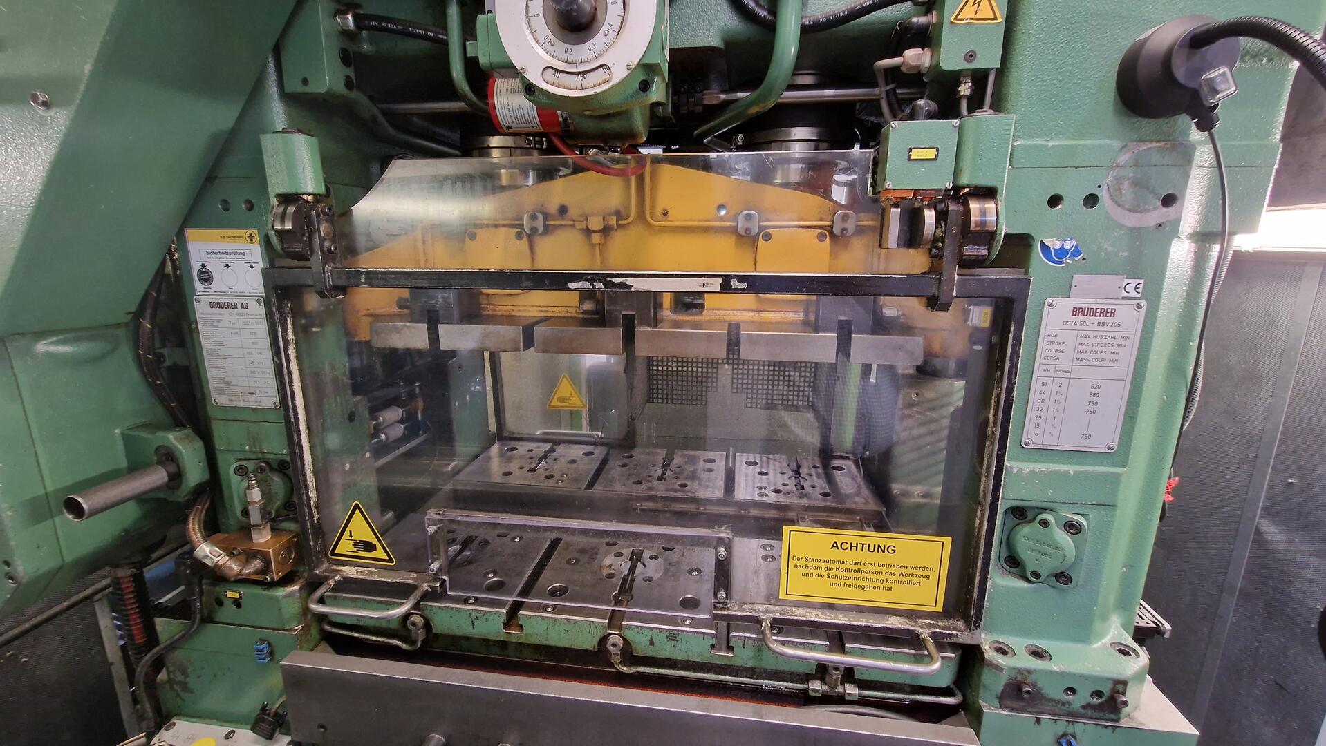 Best BRUDERER BSTA 50EL High Speed Press with BBV 205/120 for Sale