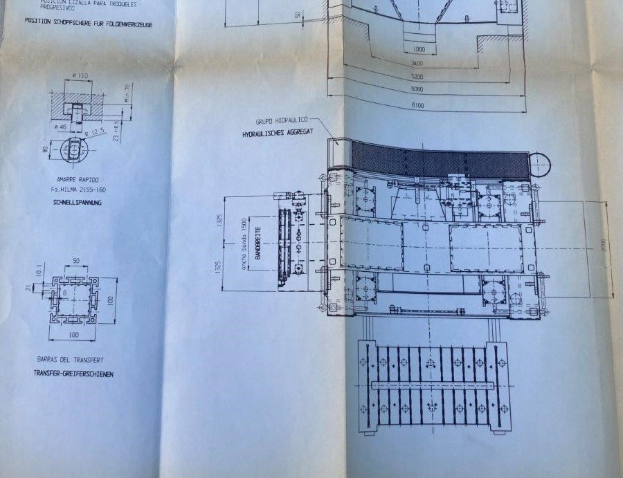 Used ARISA S-4-630-420-200-FDE Double Mechanical PRESS for Sale