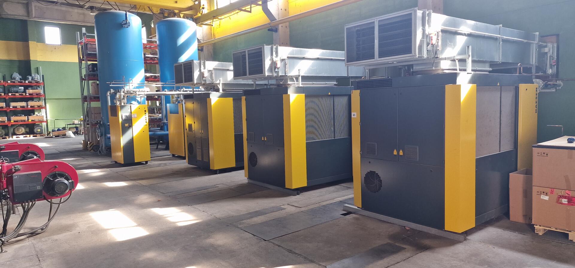 Complete Kaeser Compressor Station (YOM 2019) with DSD240/205 & Sigma ...