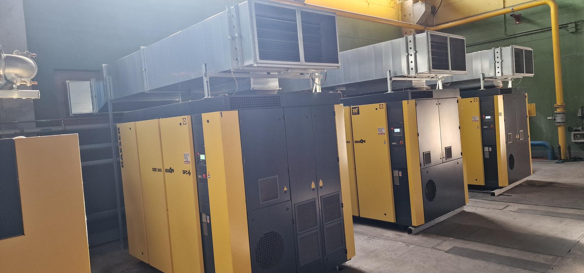 Complete Kaeser Compressor Station (YOM 2019) with DSD240/205 & Sigma ...