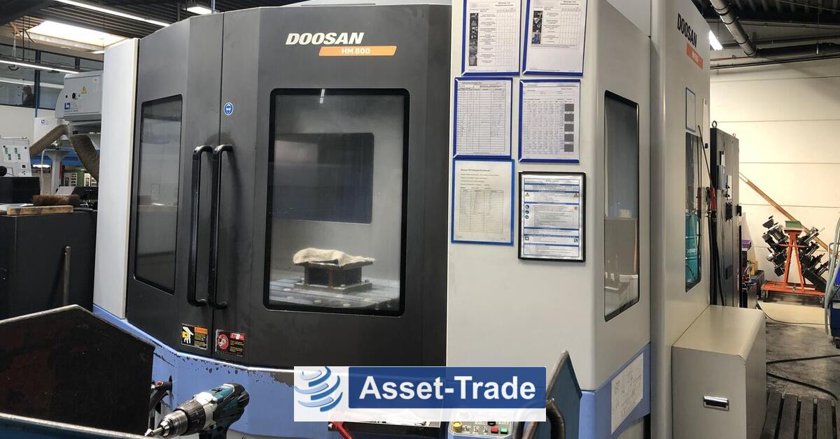 Best Used DOOSAN HM 800 Horizontal Machine Center with 2 Pallets