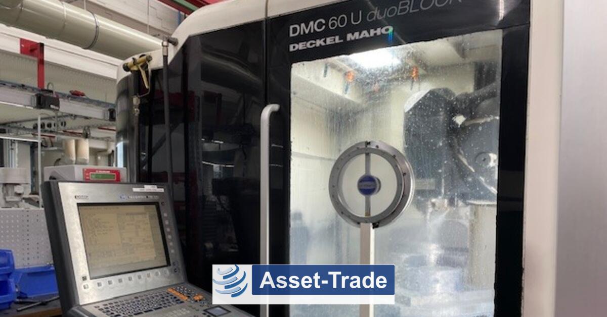 Beste gebrauchte Gebrauchte DMG DMC 60 U dualBlock 5-Achs Maschine mit 2 Paletten kaufen