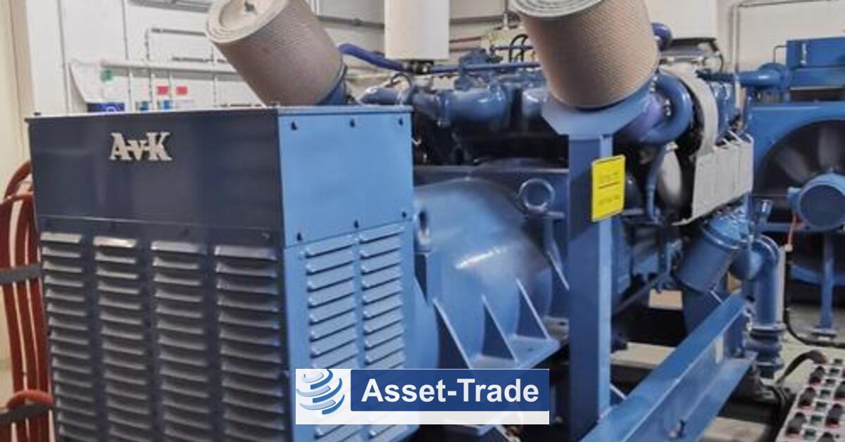 Beste gebrauchte MTU 6V 396 TC 42 mit AvK DKBN80/500-4TS Generator 500 ...