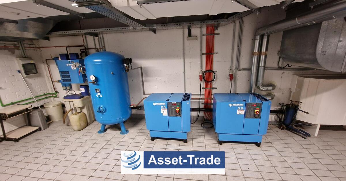 BOGE S6 Compresores de tornillo 4kw 10bar | Asset-Trade